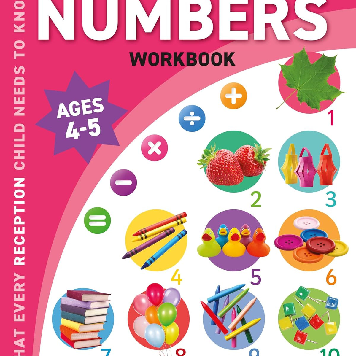 Children's Numbers Workbook – Reception Ages 4 to 5 Years – Robert ...