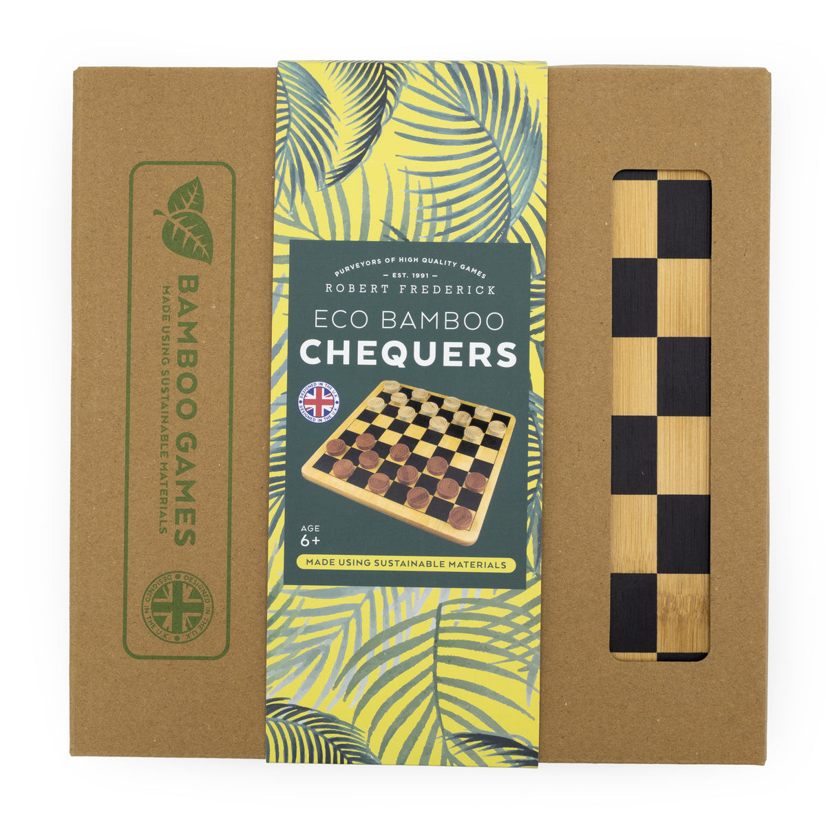 Bamboo Chequers Set - Made Using Sustainable Materials – Robert ...