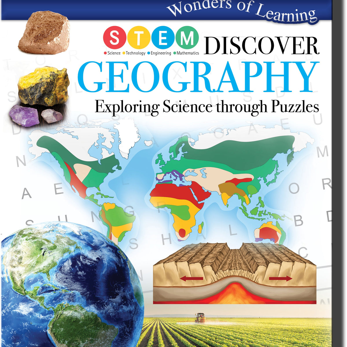 Discover Geography – Wordsearch Puzzle Book – Robert Frederick Trade
