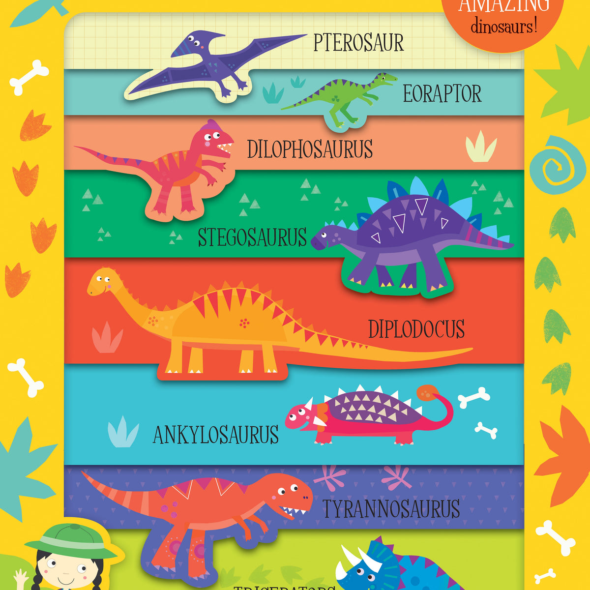Dinosaurs - Children’s Learning Layer Book – Robert Frederick Trade