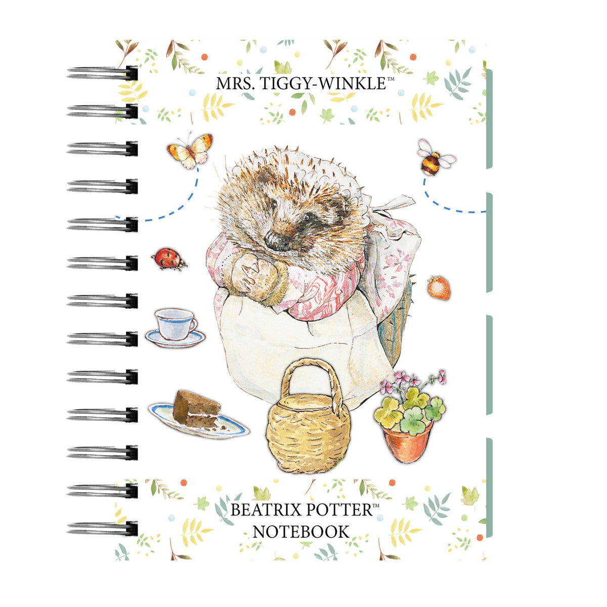 Mrs Tiggy-Winkle A5 Wired Notebook With Dividers – Robert Frederick Trade