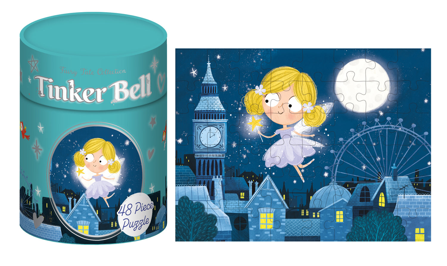 50-PIECE PUZZLE IN TUBE - TINKER BELL – Robert Frederick Trade